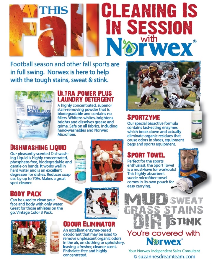 Get Rid of "Funky Fall" Smells with Norwex! - Little Green Cloth