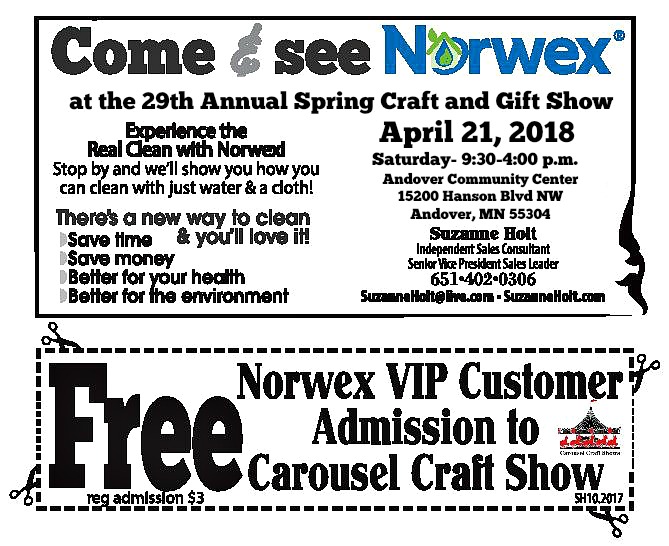 Find Norwex at a Spring Craft Show Near YOU! - Little Green Cloth