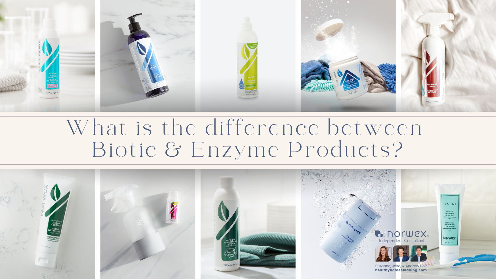 What are Norwex's Biotic & Enzyme Cleaners?